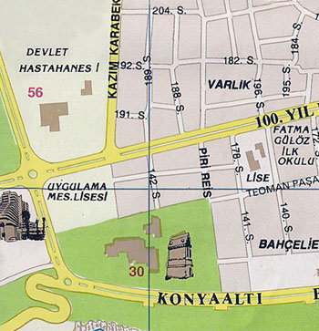 Карта Анталии